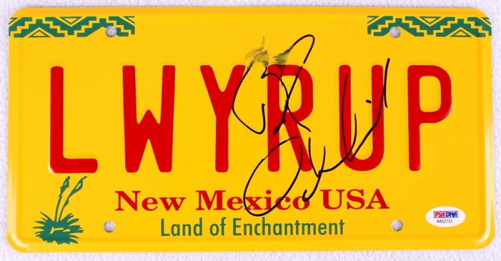 Bob Odenkirk Signed Breaking Bad "LWYRUP" License Plate Prop Replica ...