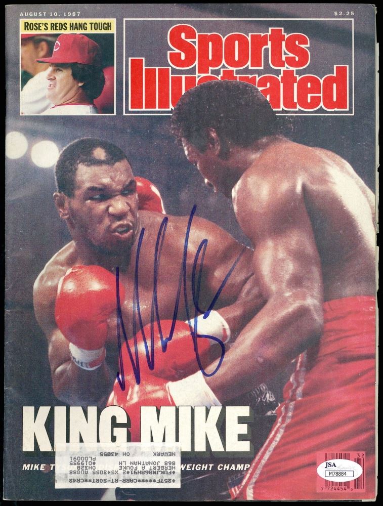 Mike Tyson Signed 1987 Vintage Original Sports Illustrated Magazine ...