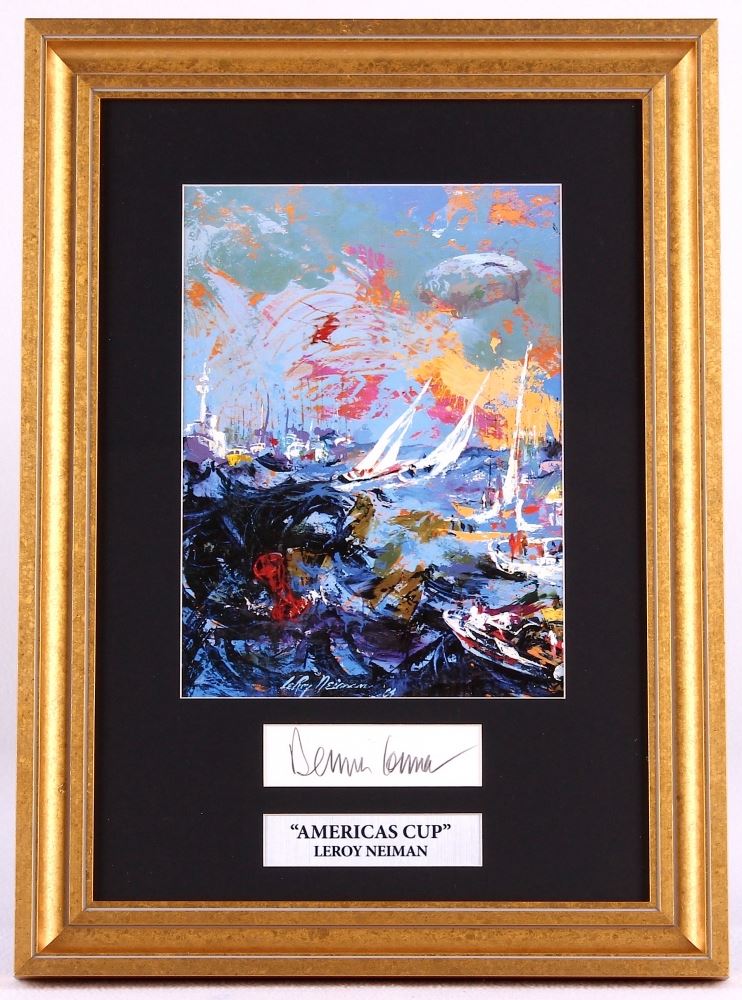 Dennis Conner Signed "America's Cup Sailing" 15x20 Custom Framed LeRoy ...