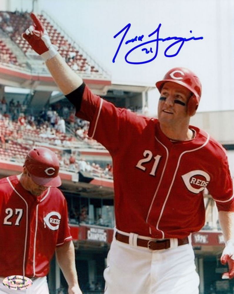 Todd Frazier Signed Reds 8x10 Photo (Hollywood Collectibles COA)