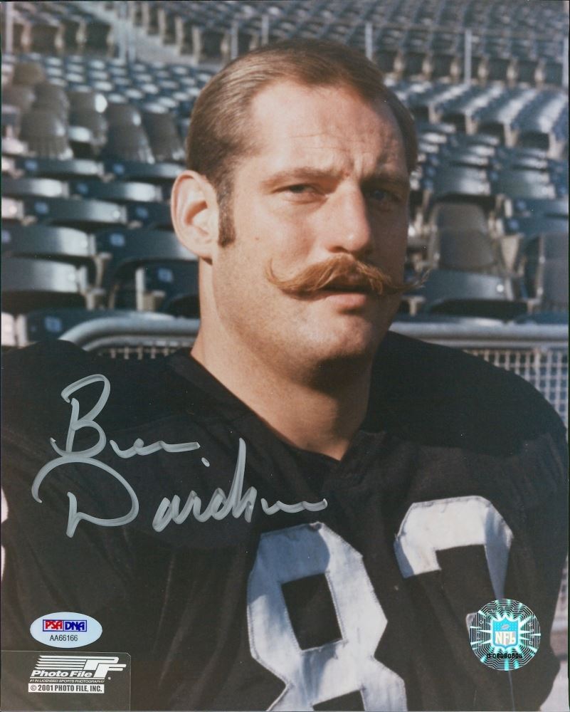 Ben Davidson Signed Raiders 8x10 Photo (PSA COA)