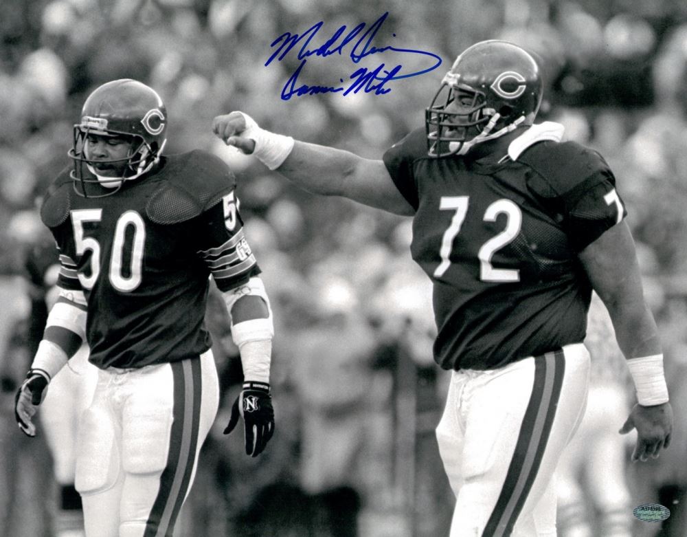 Mike Singletary Signed Bears 11x14 Photo Inscribed "Samurai Mike ...