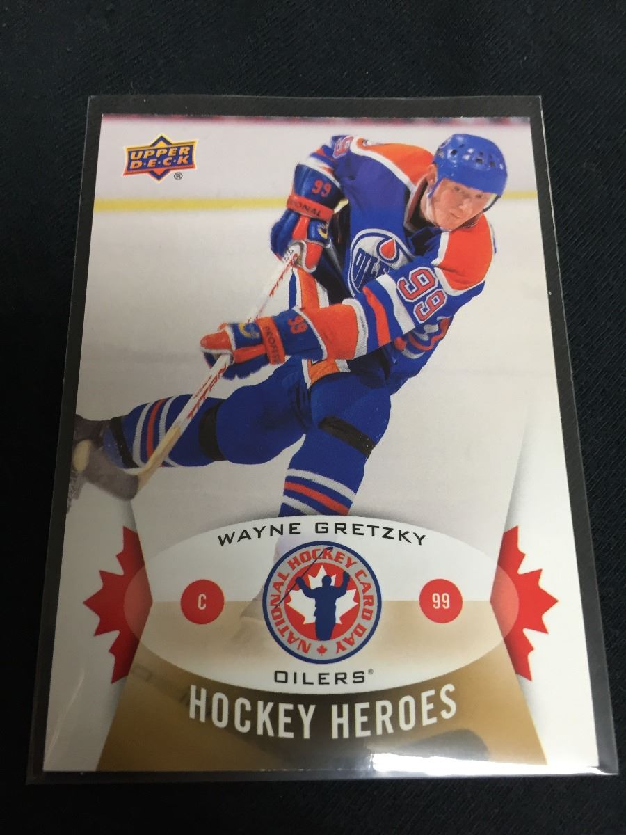Wayne Gretzky Upper Deck Hockey Heroes Card Wayne Gretzky Upper Deck Hockey Heroes Card