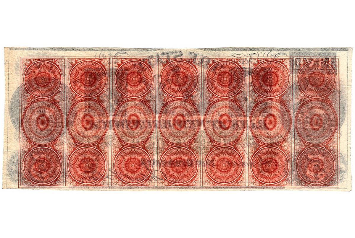 1800s $5 State Bank at New-Brunswick Obsolete Currency Note