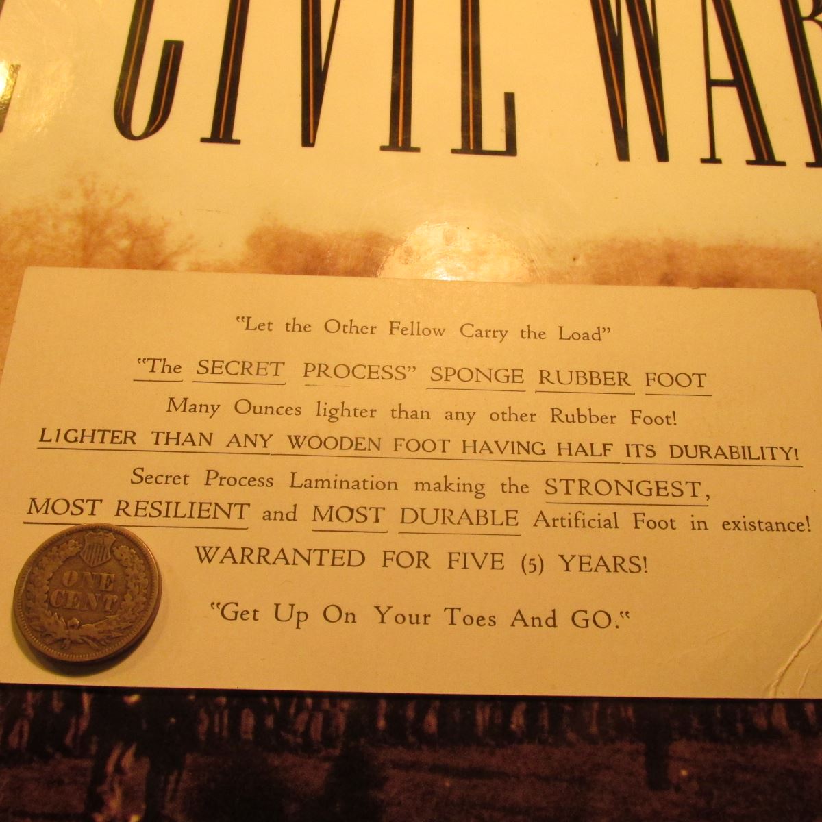 "The J.F. Rowley Company The Rowley Artificial Leg 521 West Monroe ...