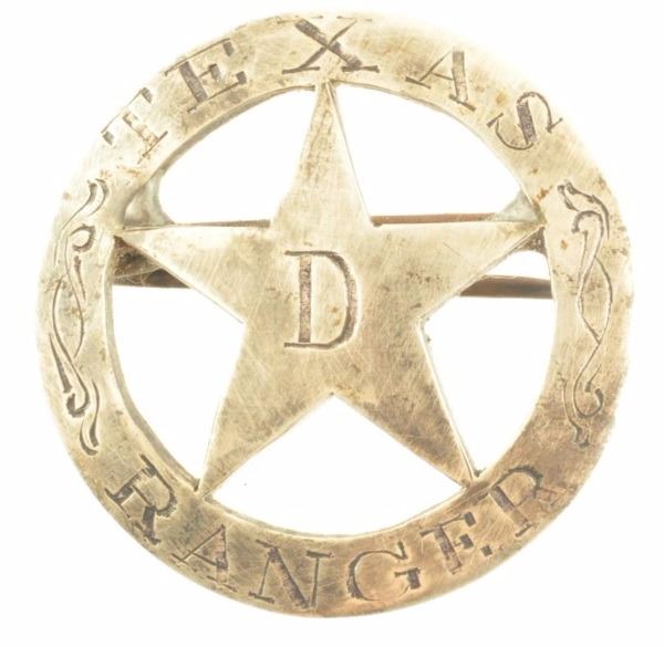 Texas Ranger Company D Badge