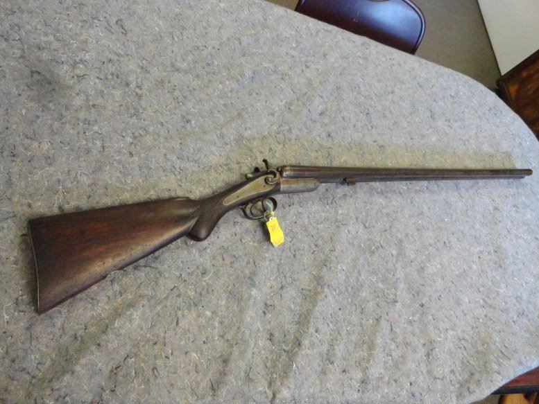 W H Hamilton Double Barrel Shot Gun 12 Gauge Damascus Belgium No ...