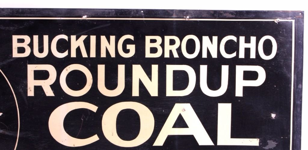 Original Roundup Coal Mining Company Sign