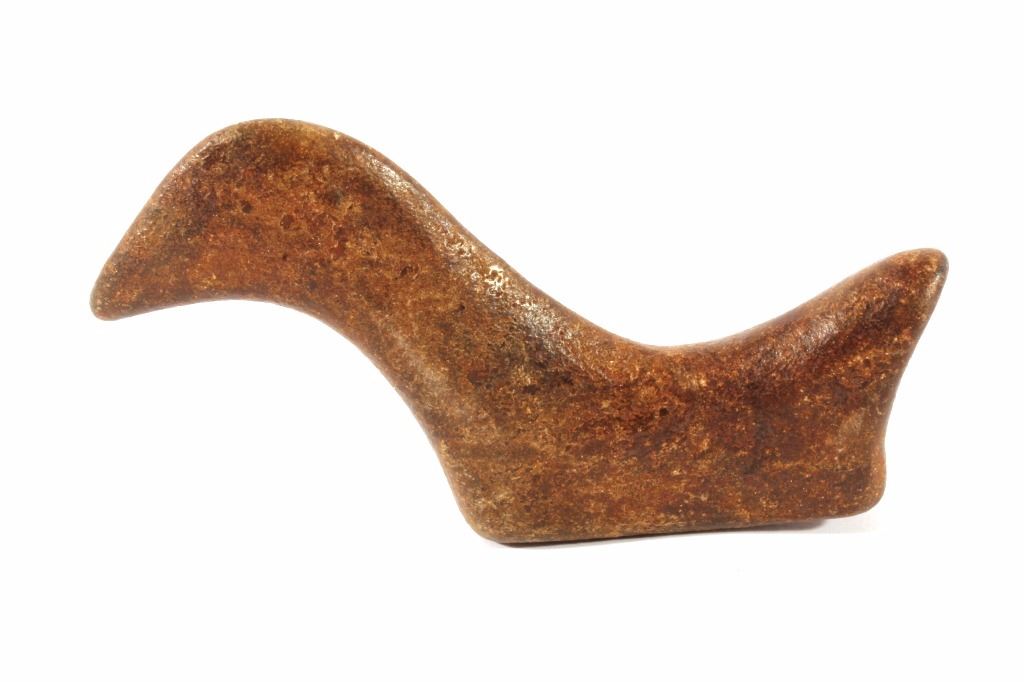 Pre-Columbian Mound Builders Bird Effigy Stones