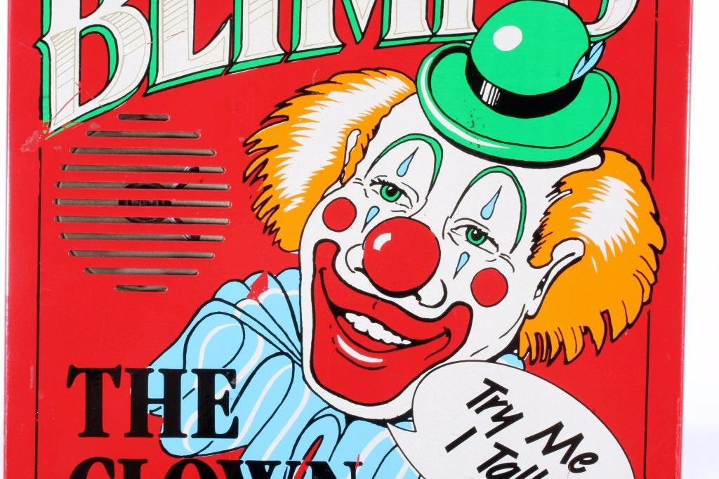 Vintage Blimpo The Clown Talking Vending Machine