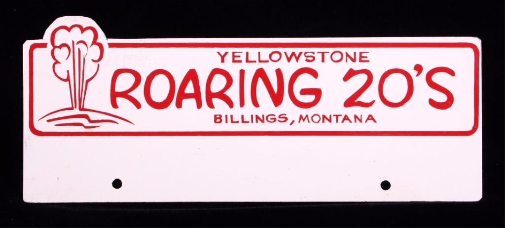 Billings Montana Automobile License Plate Topper