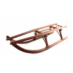 Antique Norwegian Sledge Wood Sled