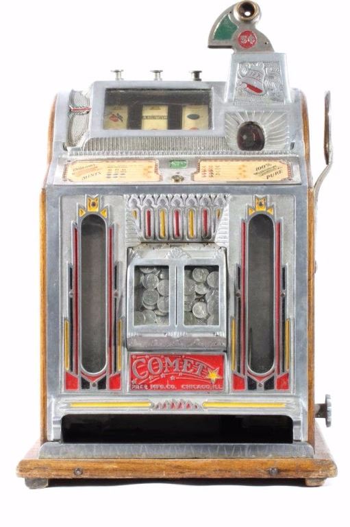 Comet Pace Twin Jackpot 5 Cent Slot Machine 1930