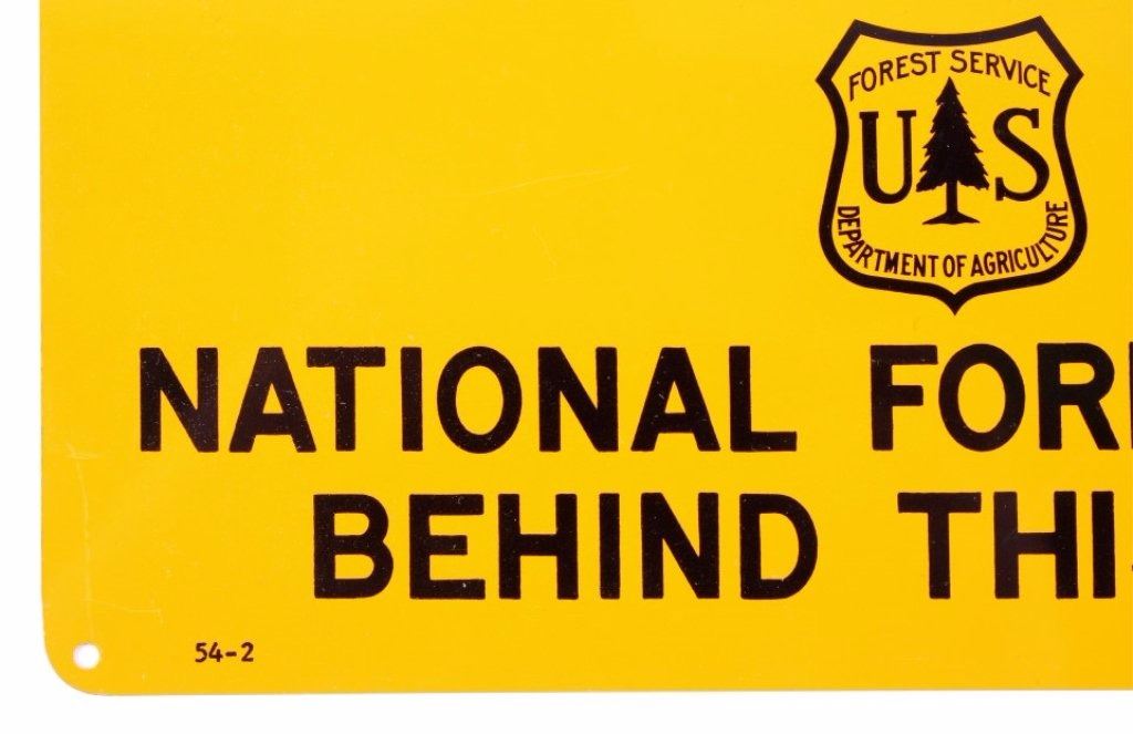 USFS National Forest Property Boundary Line Signs