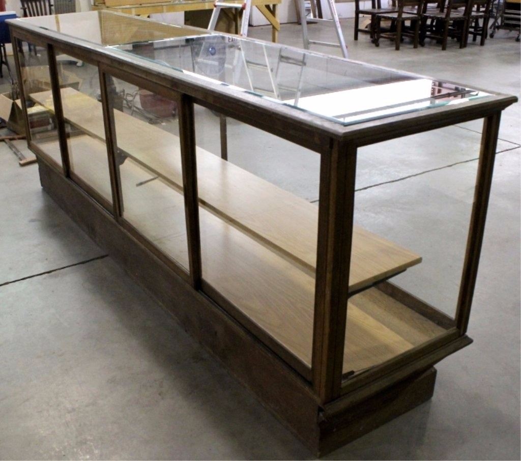 Antique Mercantile Display Case 9 ft. 10 in.