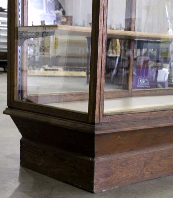 Antique Mercantile Display Case 9 ft. 10 in.