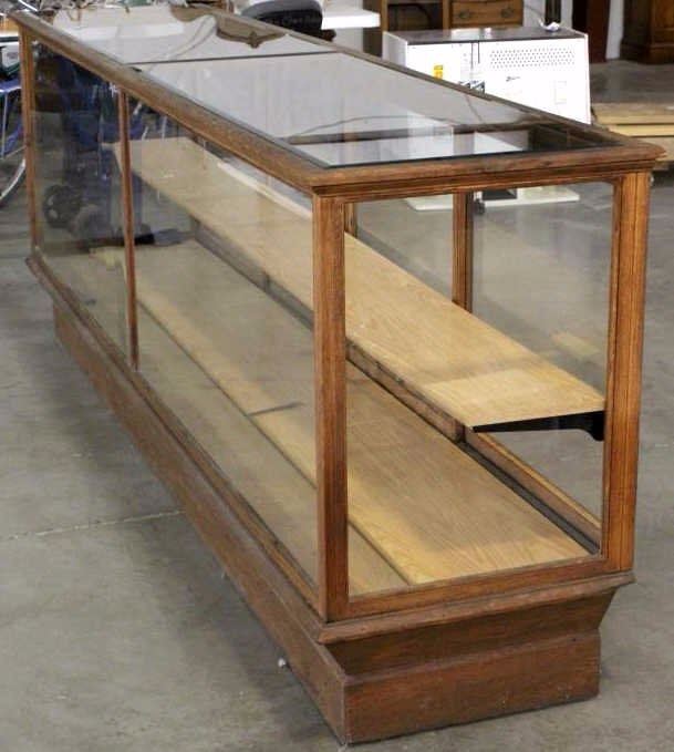 Antique Mercantile Display Case 9 ft. 10 in.