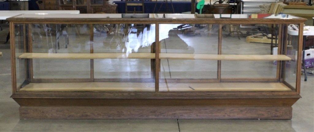 Antique Mercantile Display Case 9 ft. 10 in.