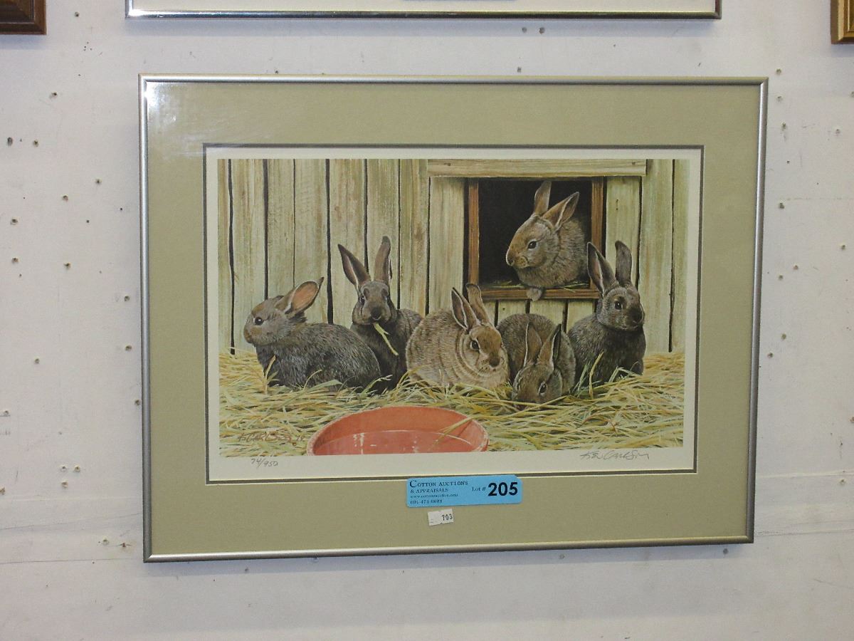 K. Carlson - Pencil signed limited edition print