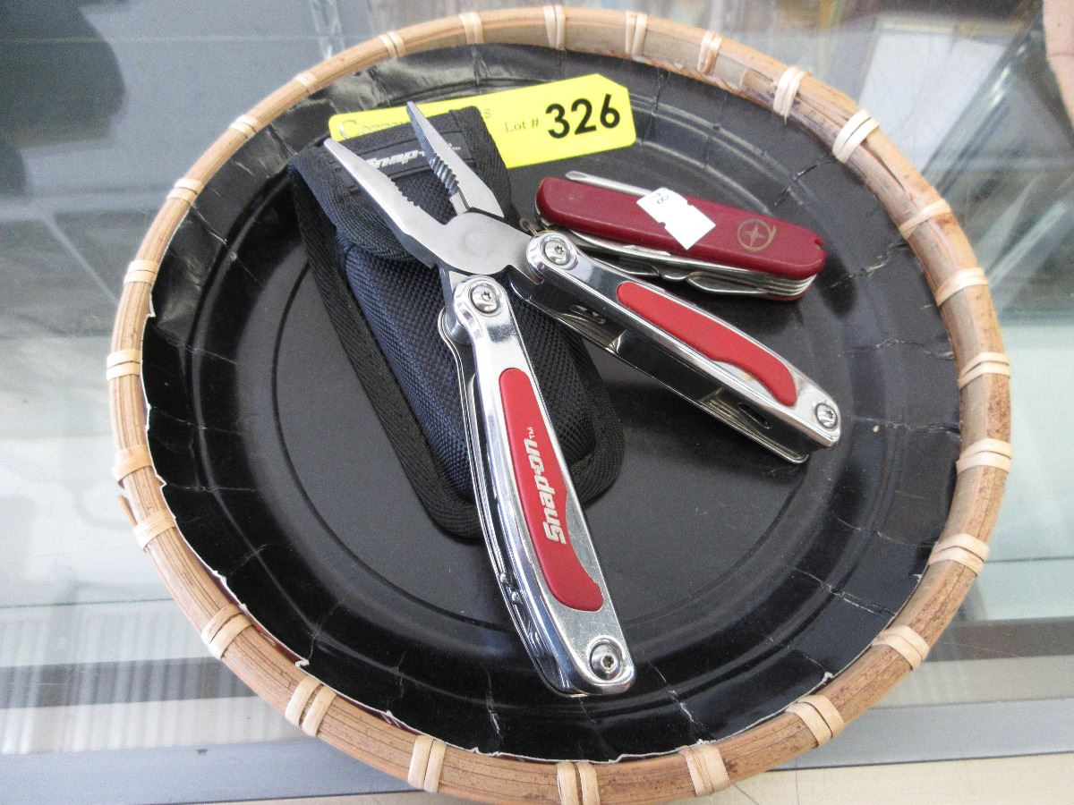 Snap-On multi tool & folding knife - used