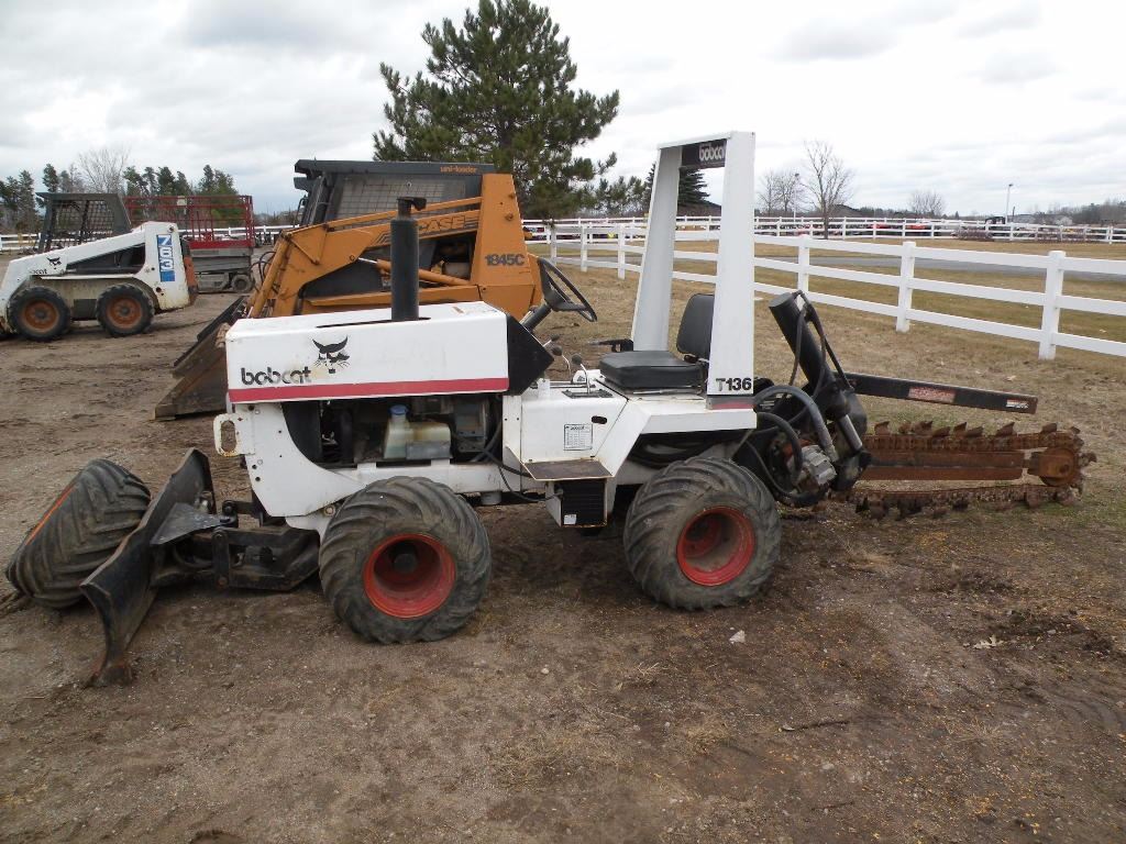 T136 Bobcat Trencher SN#-5046M12296