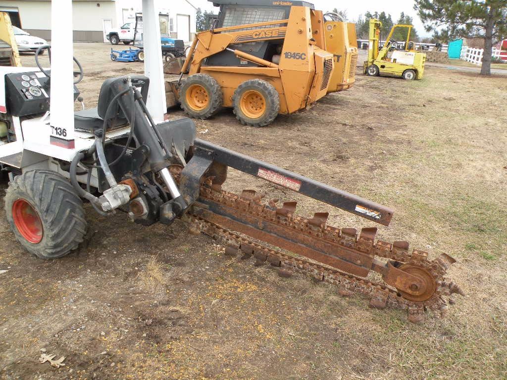 T136 Bobcat Trencher SN#-5046M12296
