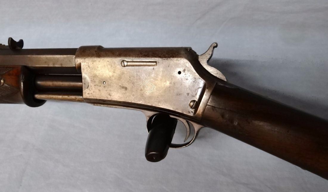 Colt Lightning Medium Frame rifle, .38-40. S# 29851. Bbl. 26" octagon ...