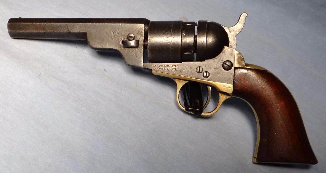 COLT 1862 Pocket Navy Cartridge Conversion revolver, .36 RF, serial ...