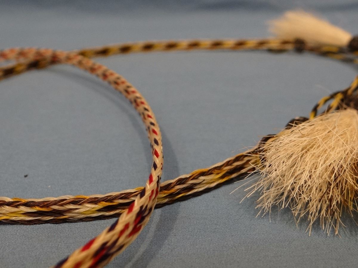 2 braided horsehair hatbands, made in Mike Durfee State Prison ...