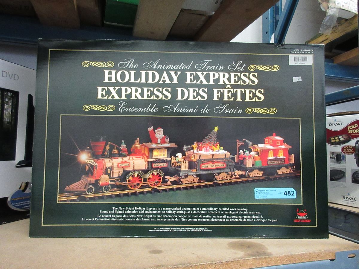 Holiday Express animated train set