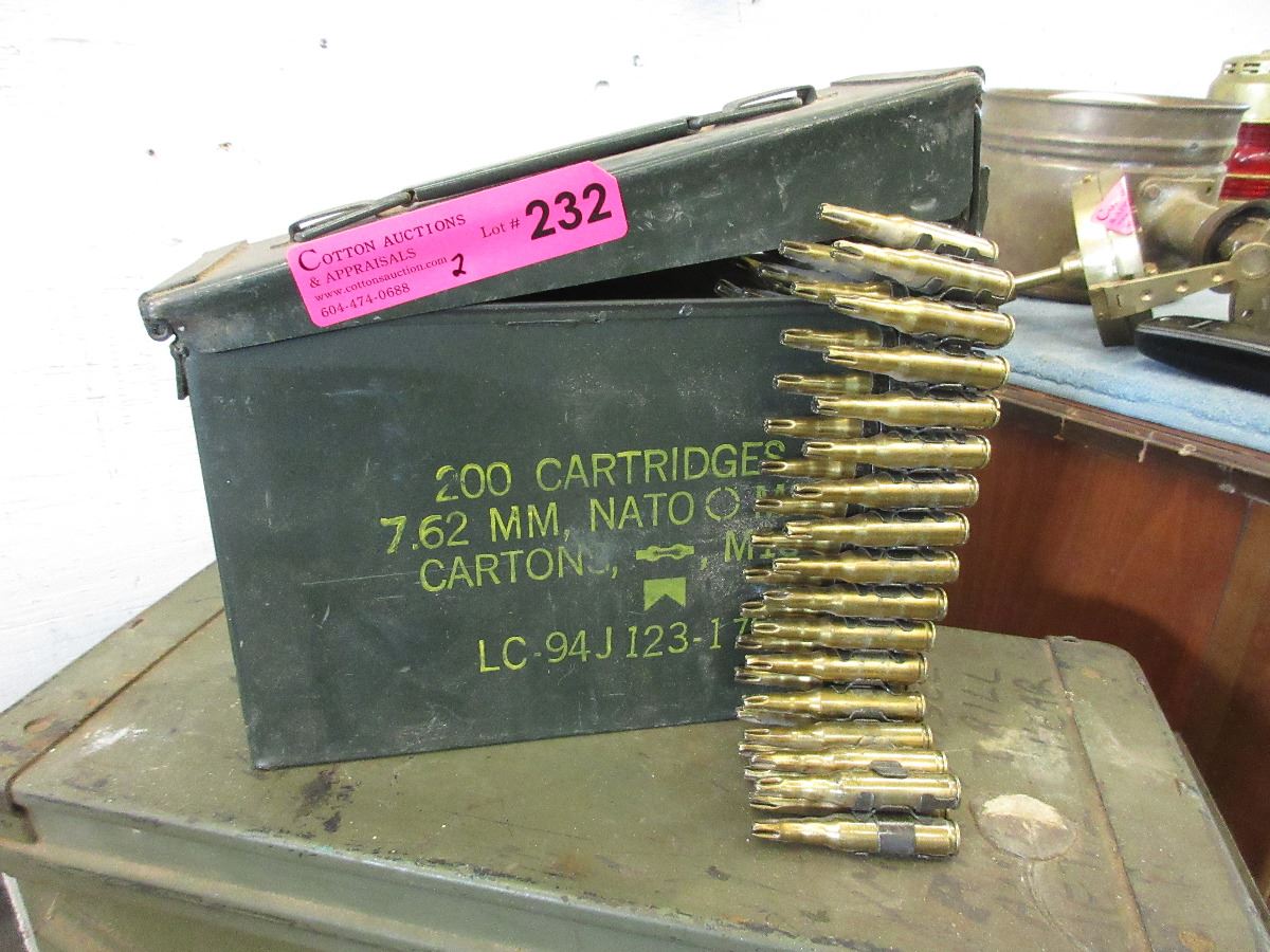 Small metal ammo box - used