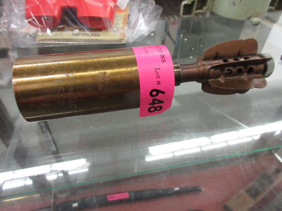 Vintage Bomb shell casing