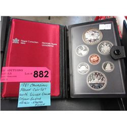 1981 Canadian proof coin set