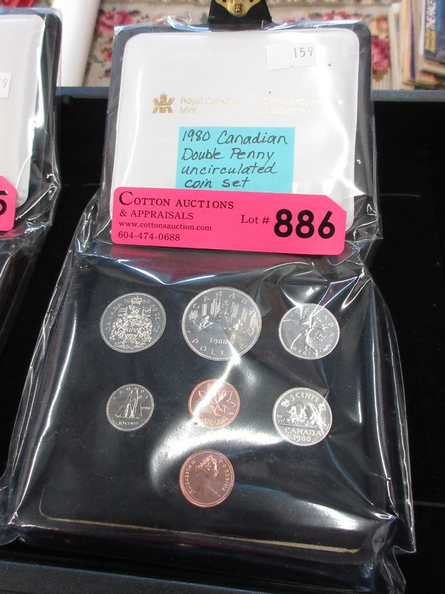 1980 Canadian uncirculated coin set