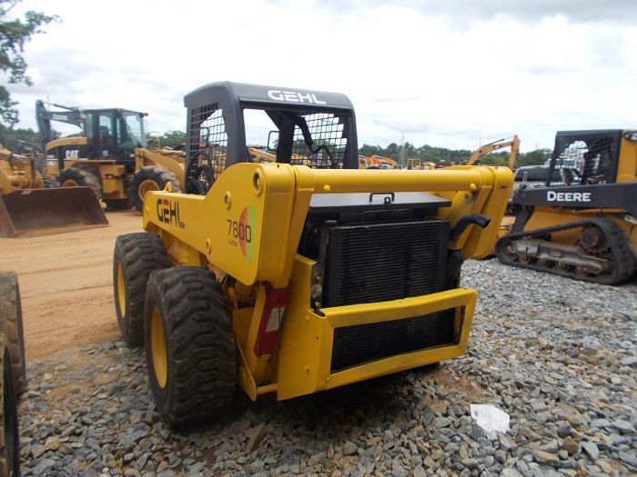 GEHL 7800 SKID STEER LOADER, VIN/SN:901706 -CANOPY, METER READING 1,330 ...
