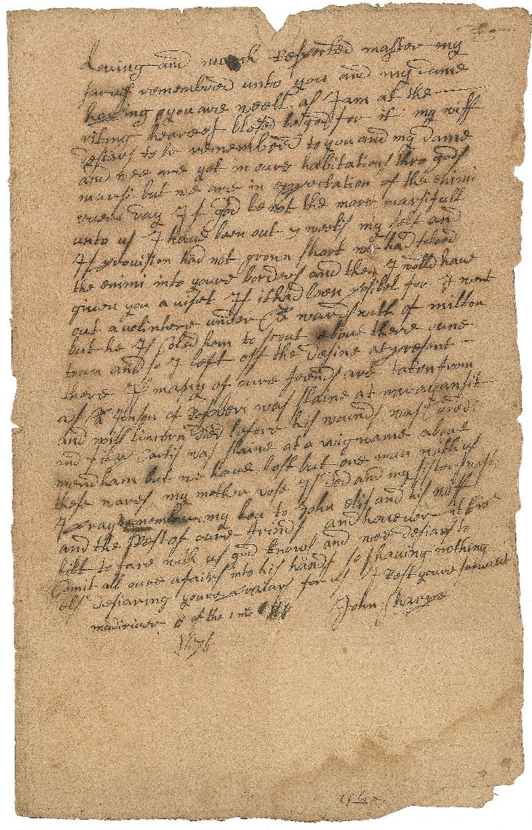 King Philip’s War: John Sharpe