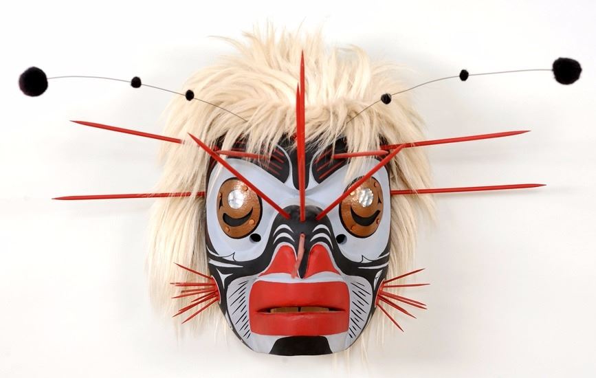 Bumblebee Dance Mask Carved by Richard Patterson, Painted by Tom ...