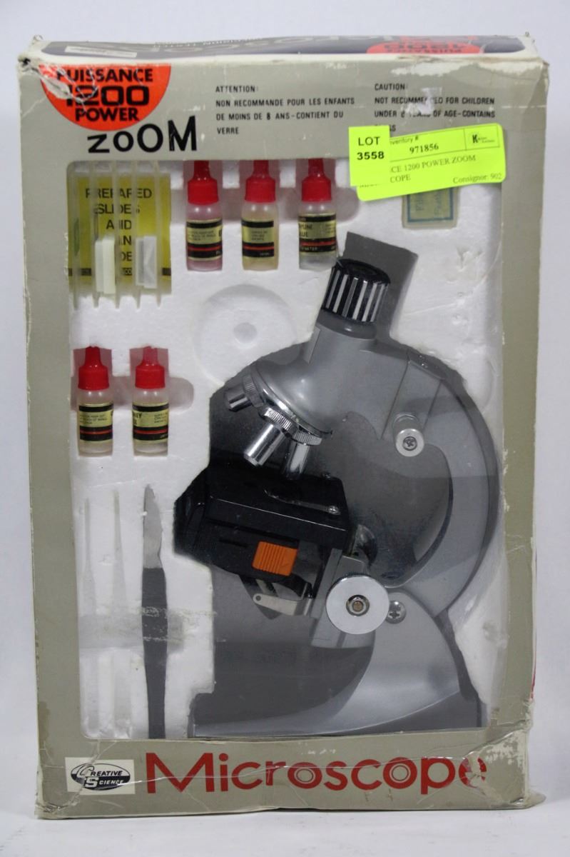 PUISSANCE 1200 POWER ZOOM MICROSCOPE