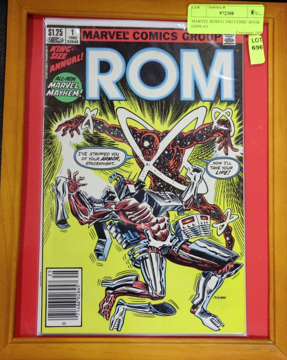 MARVEL ROM #1 1982 COMIC BOOK DISPLAY