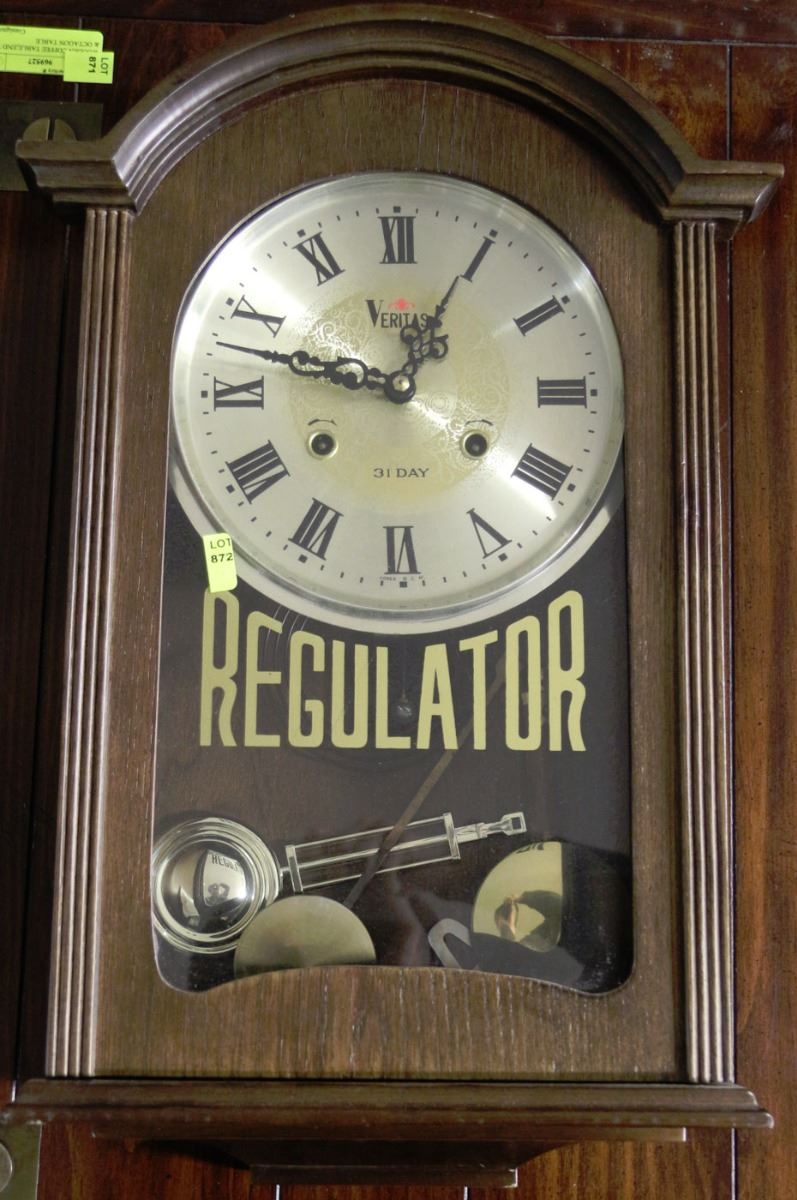 VERITAS WOODEN WALL CLOCK