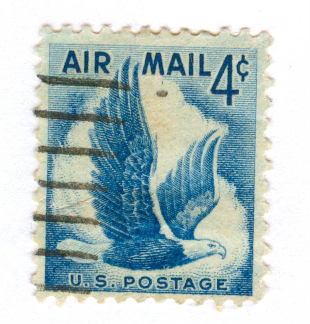 United States Eagle in Flight Airmail Postage Stamp
