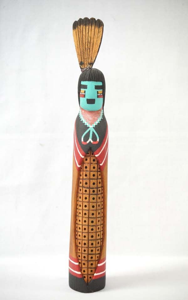 Hopi Carved Tewa Girl Kachina by D. Yaiva