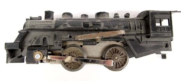 Vintage Louis Marx & Co. Mechanical Tin Train Set