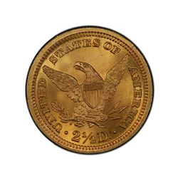 1898 $2.50 Liberty GOLD Quarter Eagle PCGS MS63