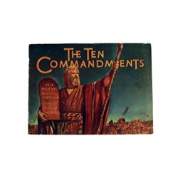 The Ten Commandments Original 1956 Movie Premiere Program Movie Props