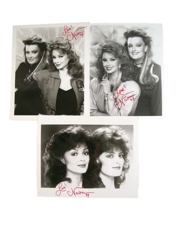 Wynonna Judd and Naomi Judd Autographed Photo Movie Memorabilia