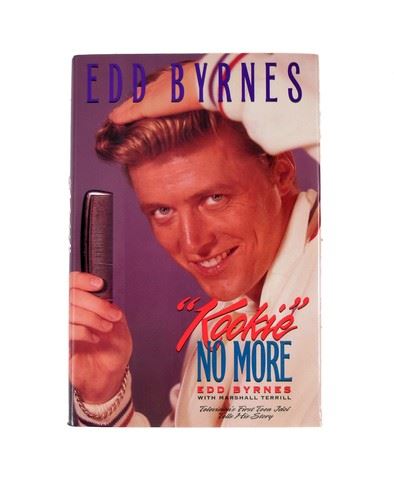 Edd Byrnes "Kookie" Autographed Hardcover Book Movie Props