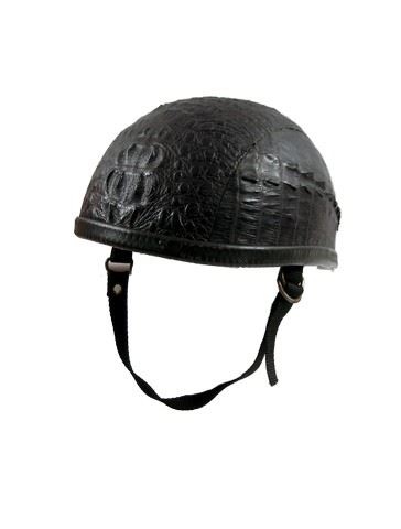 The Walking Dead Alligator Skin Motorcycle Helmet Movie Props
