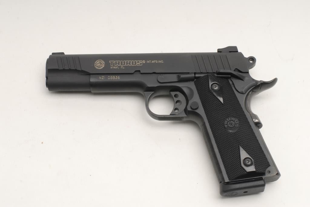 Taurus Model PT 1911 semi-automatic pistol, .45 caliber, 5” barrel, S/N ...