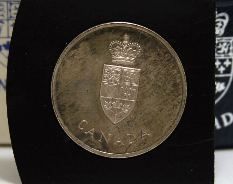 1967 Canada Confederation Centennial Sterling Silver Medallion In ...